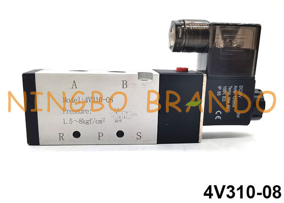 4V310-08 Van điện từ khí nén loại Airtac 5/2 Chiều DC24V AC220V