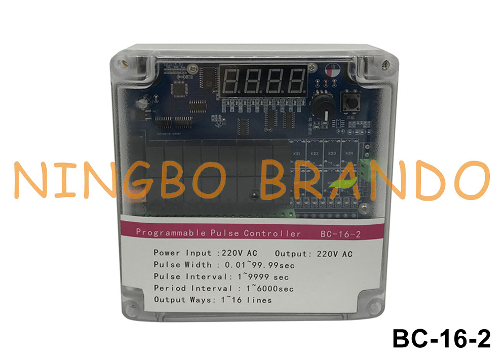 220VAC Input 220VAC Output 16 Lines Pulse Controller cho máy thu bụi